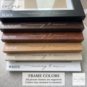 Engraved Personalized Name Picture Frame, Baby Name Picture Frame, Engraved Name Picture Frame ...