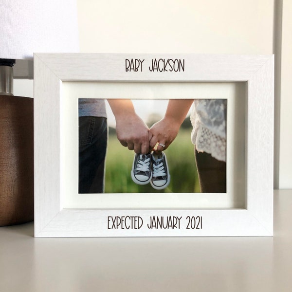 Baby Coming Picture Frame - Etsy