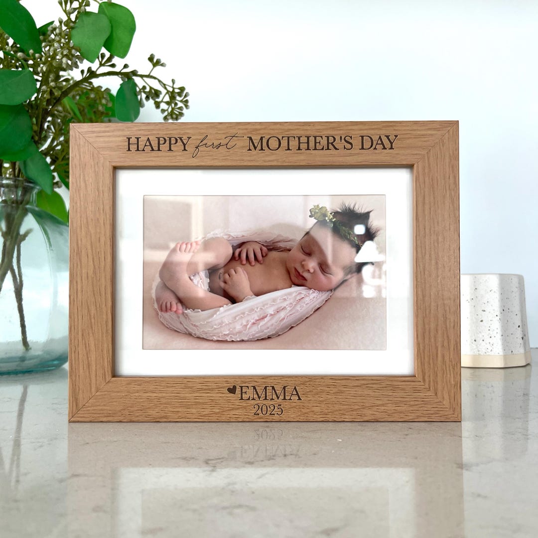 Mother's Day Picture Frame, Engraved Picture Frame, Mommy Picture Frame ...