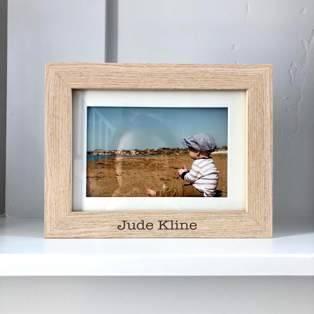 Personalized Child's Name Picture Frame Gift, Kid's Name Picture Frames ...