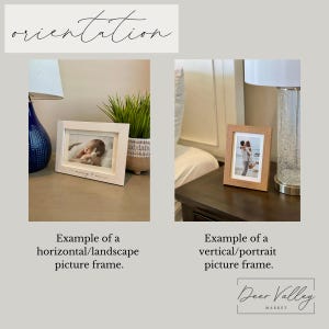 Engraved Personalized Name Picture Frame, Baby Name Picture Frame ...