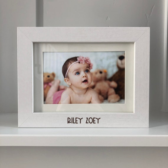 Personalized Name Picture Frame Custom Name Picture Frames | Etsy
