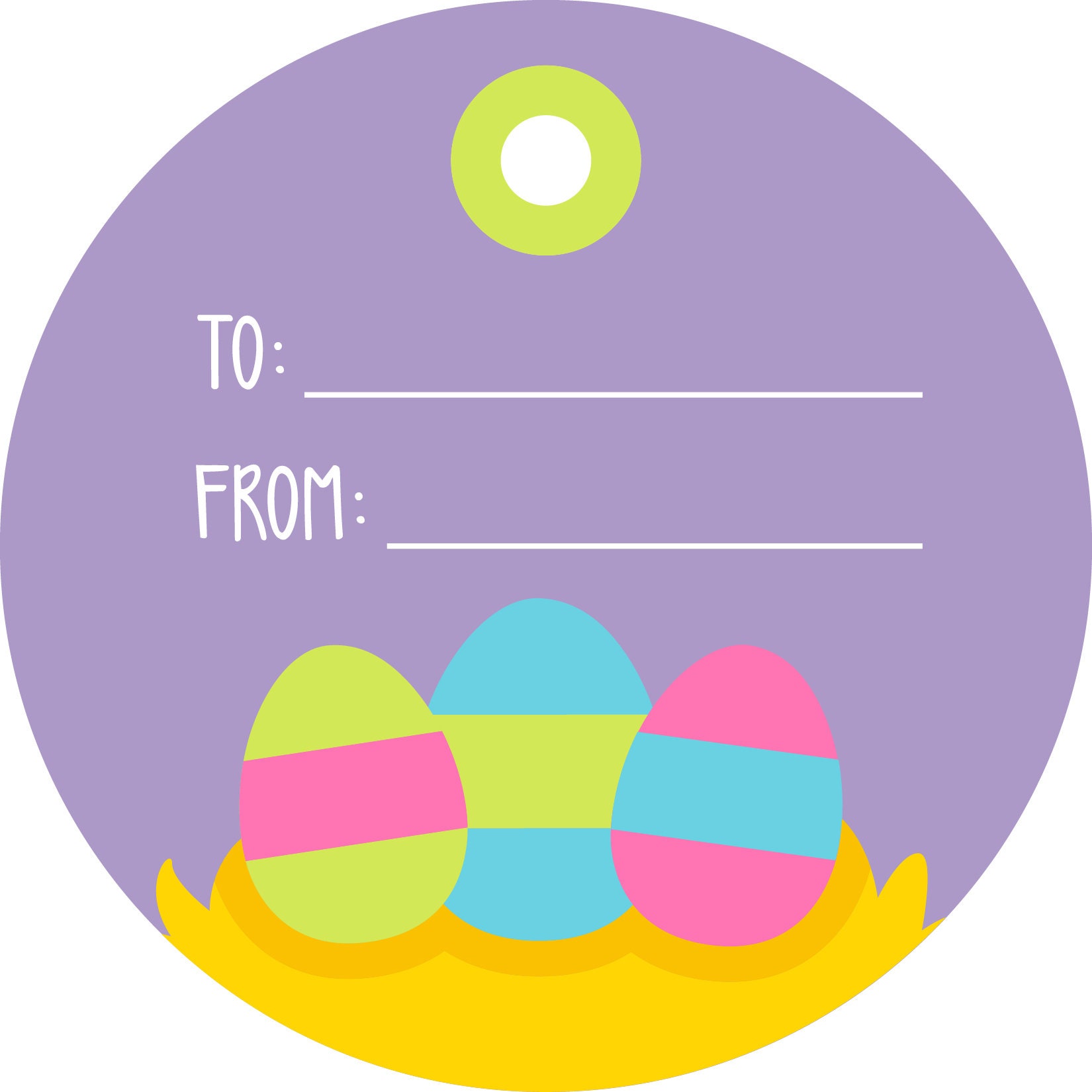 Easter Gift Tags Clip Art Set, PNG Files - Etsy Canada