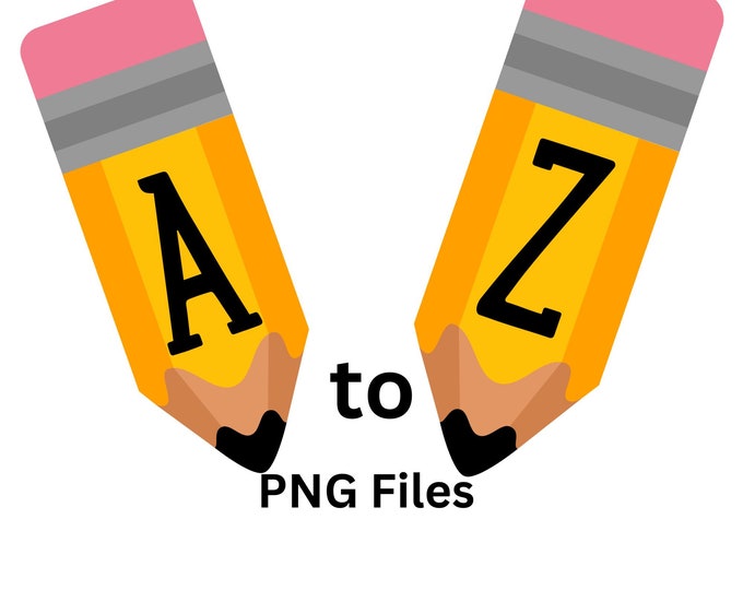 Cute Animal Alphabet Letters Clip Art Set, PNG Files Digital Download ...