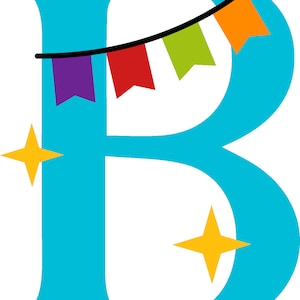 Circus Carnival Letters Clip Art Set PNG Files Digital Download - Etsy