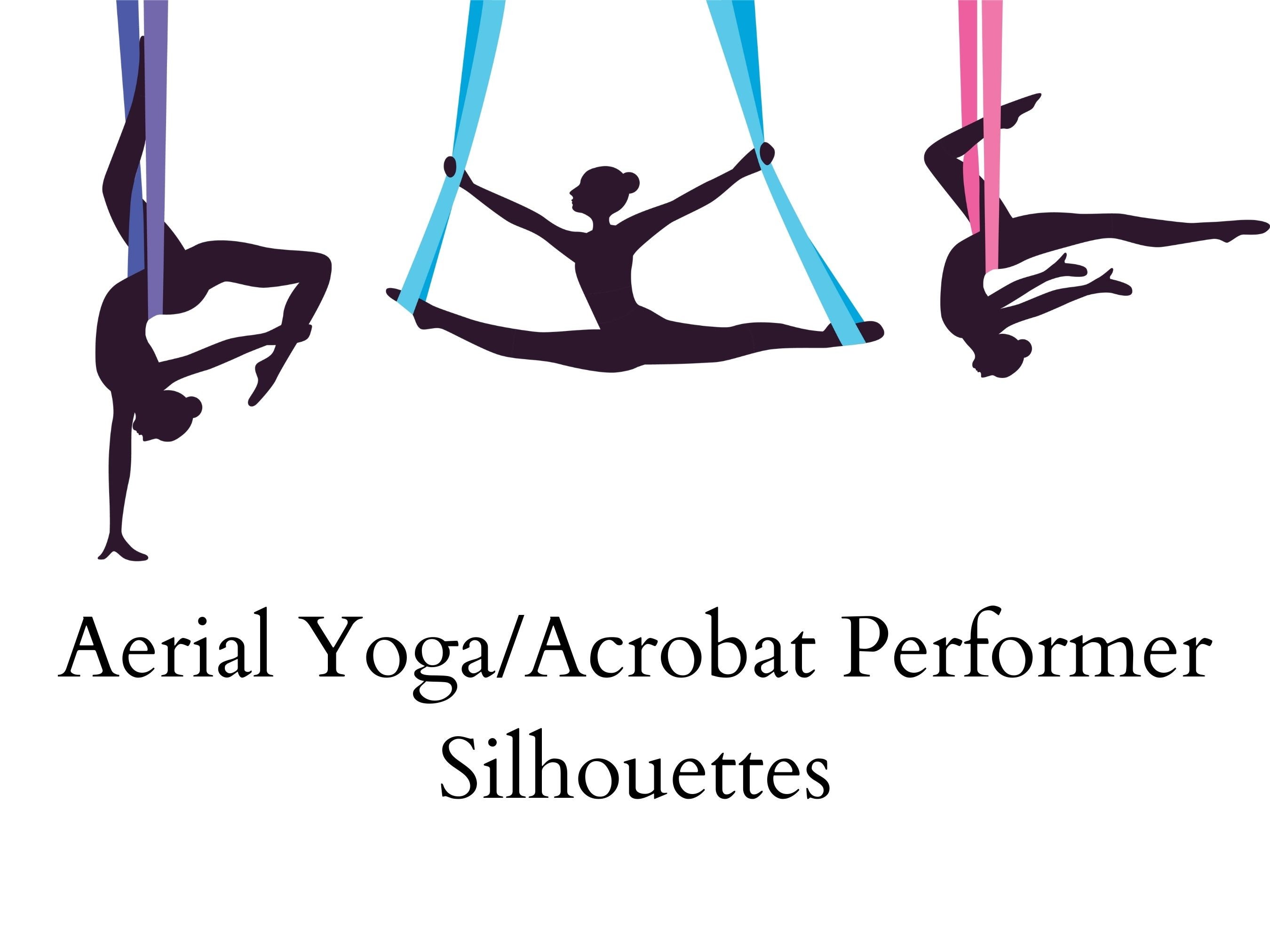 Yoga Silhouette Clip Art