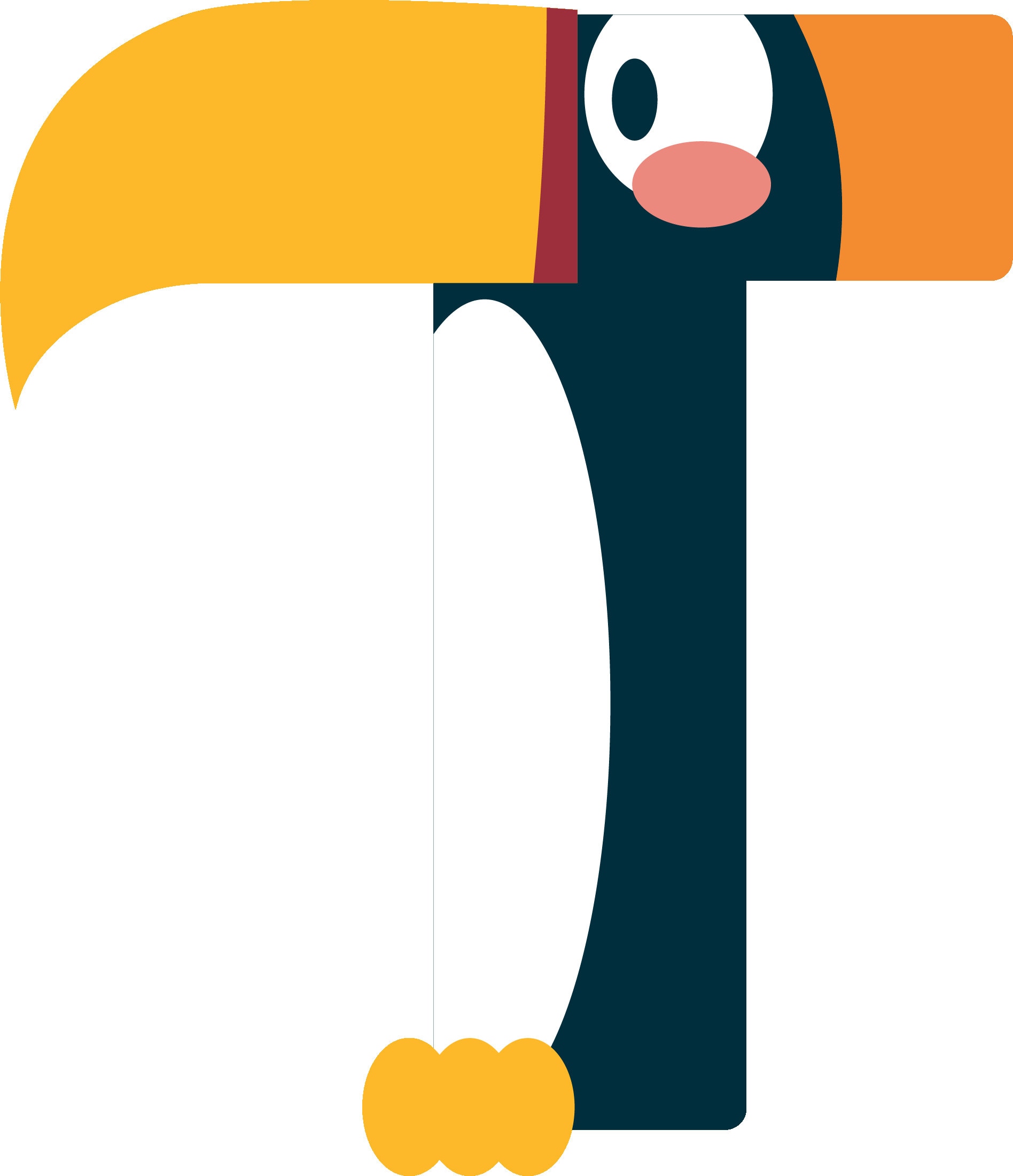 Cute Animal Alphabet Letters Clip Art Set, PNG Files Digital Download ...