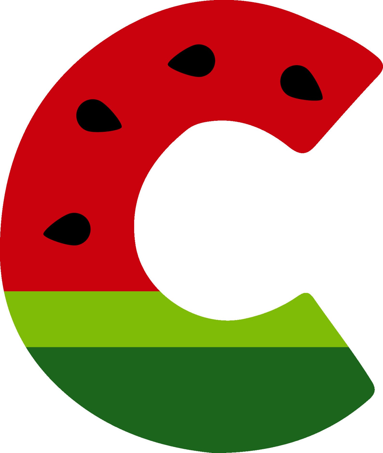 Watermelon Letters Clip Art Set Digital Download PNG Files - Etsy