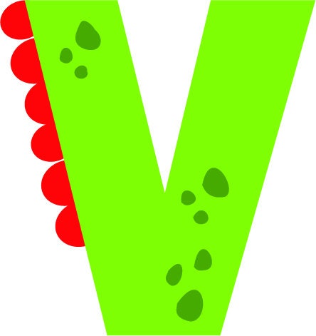 Cartoon Dinosaur Alphabet Letters Clip Art Set PNG Files - Etsy