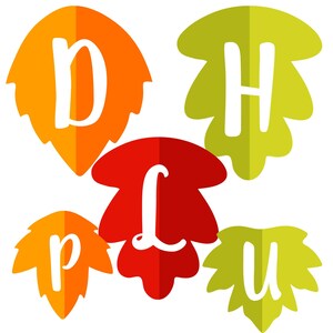 Falling Leaves Alphabet Letters Clip Art Set Digital Download PNG Files ...