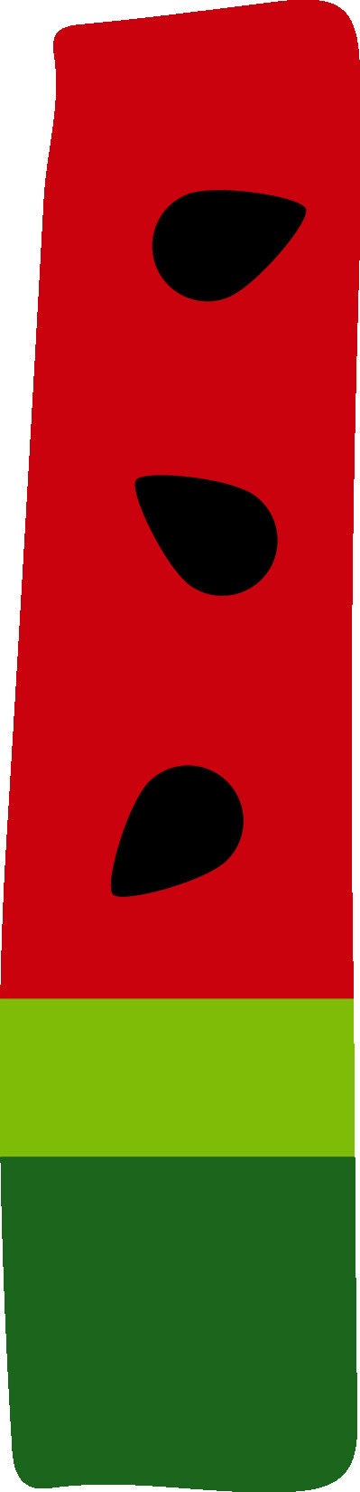 Watermelon Letters Clip Art Set Digital Download PNG Files - Etsy