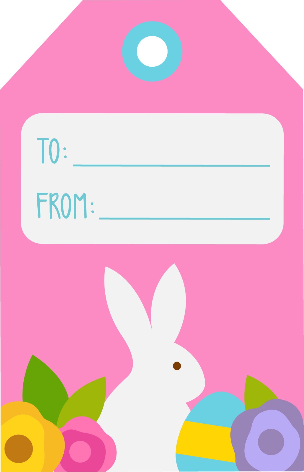 Easter Gift Tags Clip Art Set, PNG Files - Etsy Canada