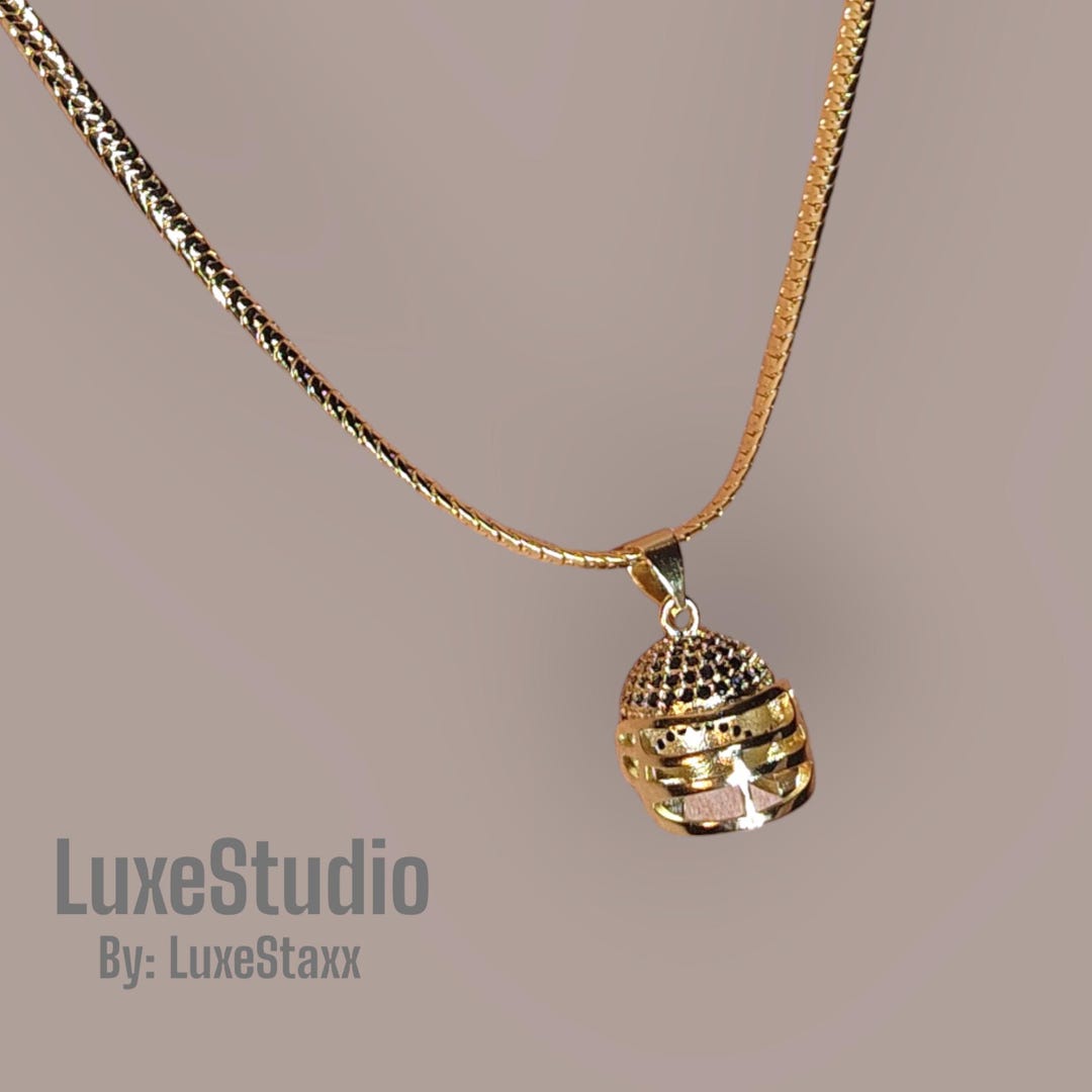 Luxestudio, NFL, Football Helmet Necklace, Gold NFL Necklace, Sports ...