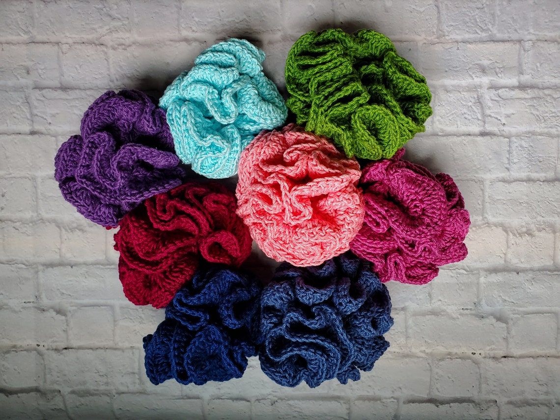 Handmade Crochet Loofah Eco-friendly Loofah Cotton Shower - Etsy