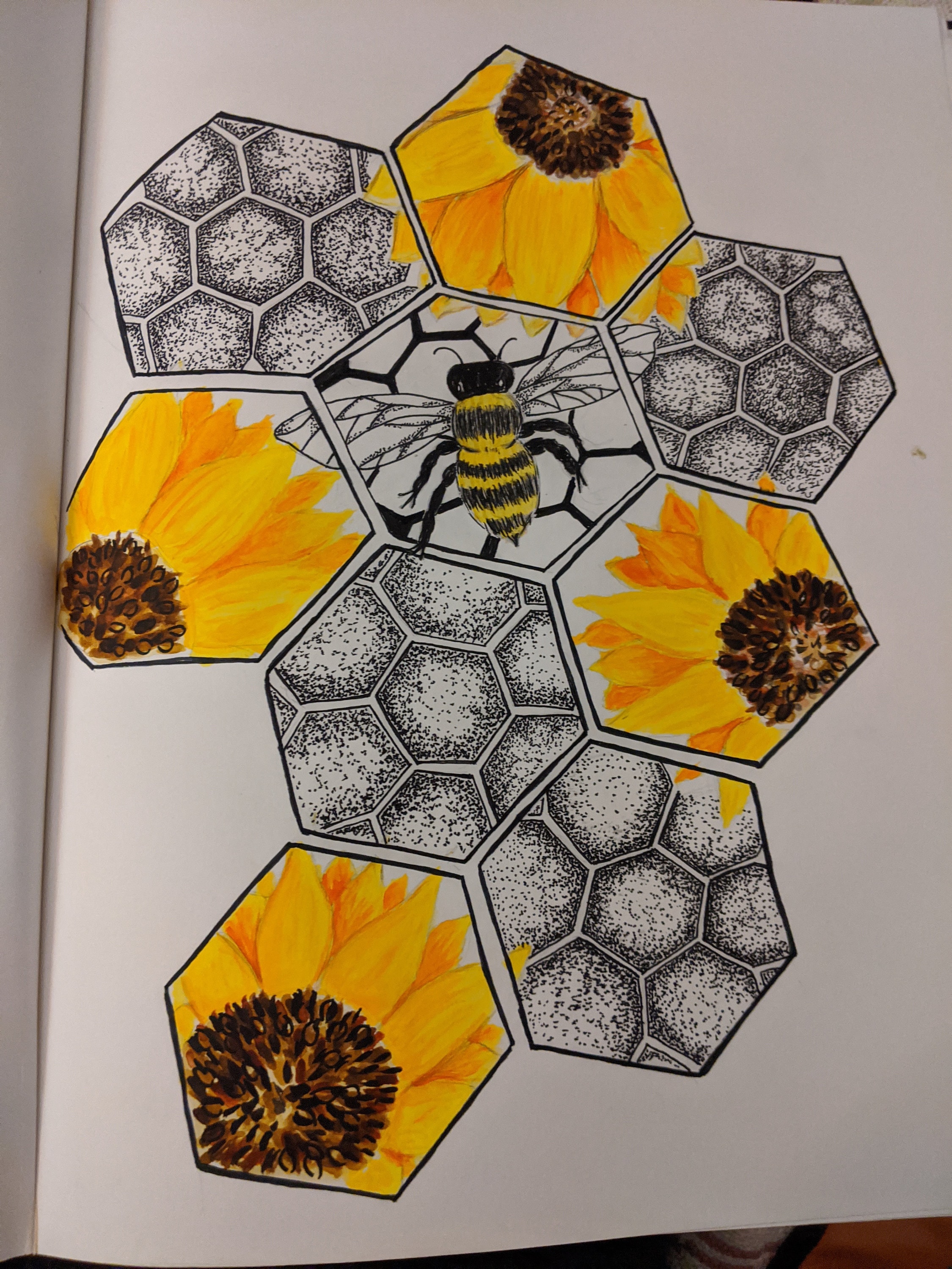 Honeycomb Drawing