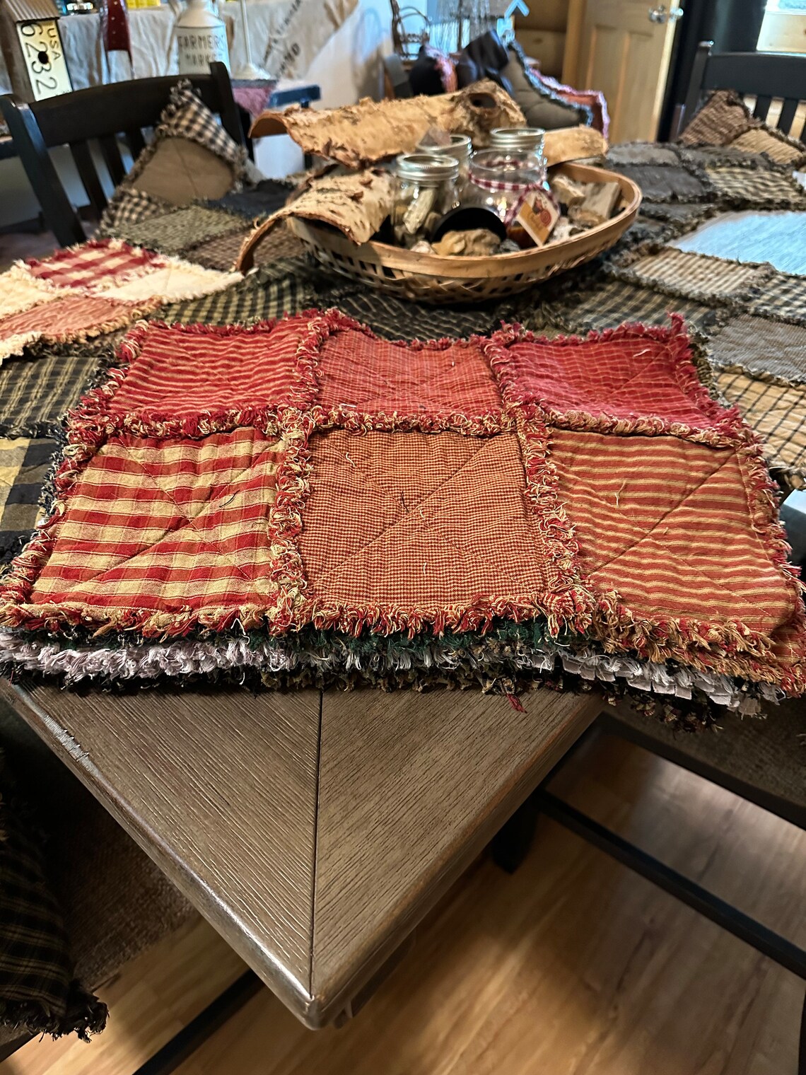Rag Placemats - Etsy