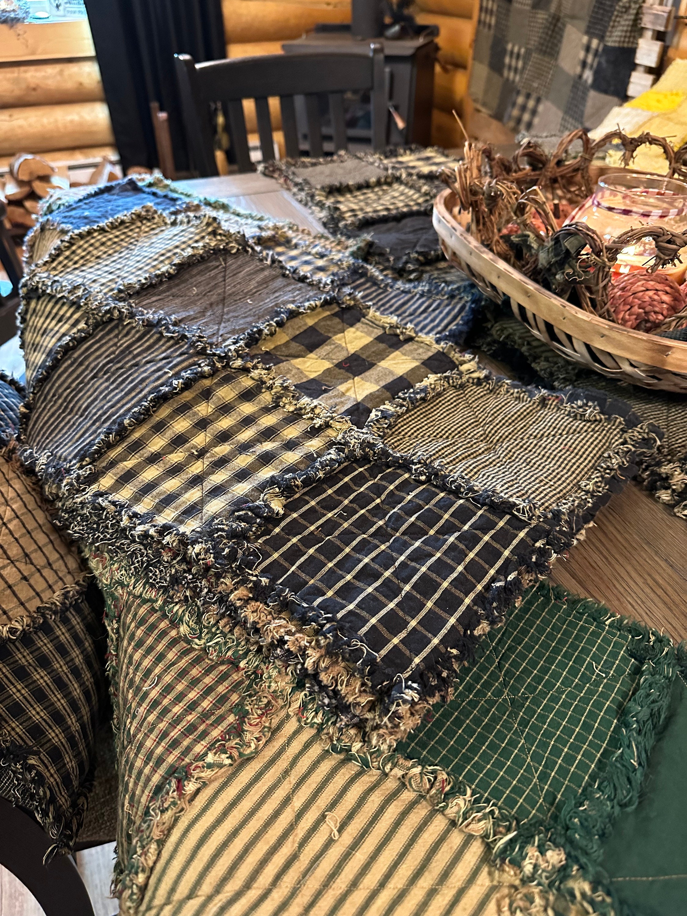 100% Cotton Rag Table Runners - Etsy