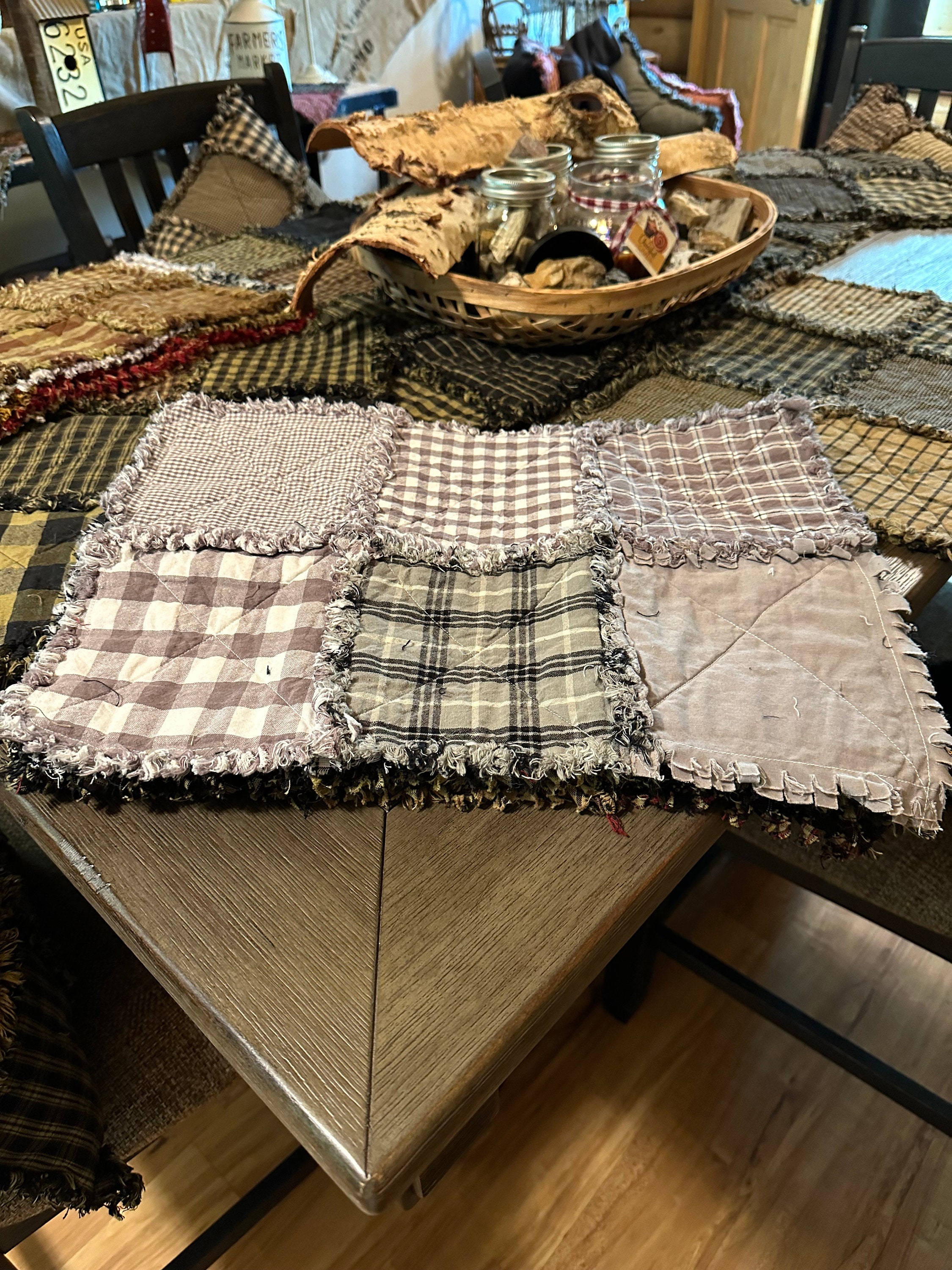 Rag Placemats - Etsy