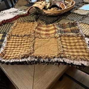 Rag Placemats - Etsy