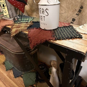 Point Edge Rag Table Runner - Etsy