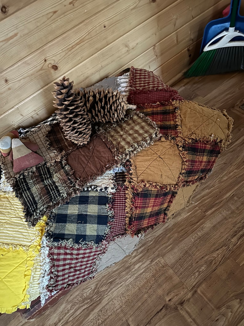 100% Cotton Rag Table Runners - Etsy