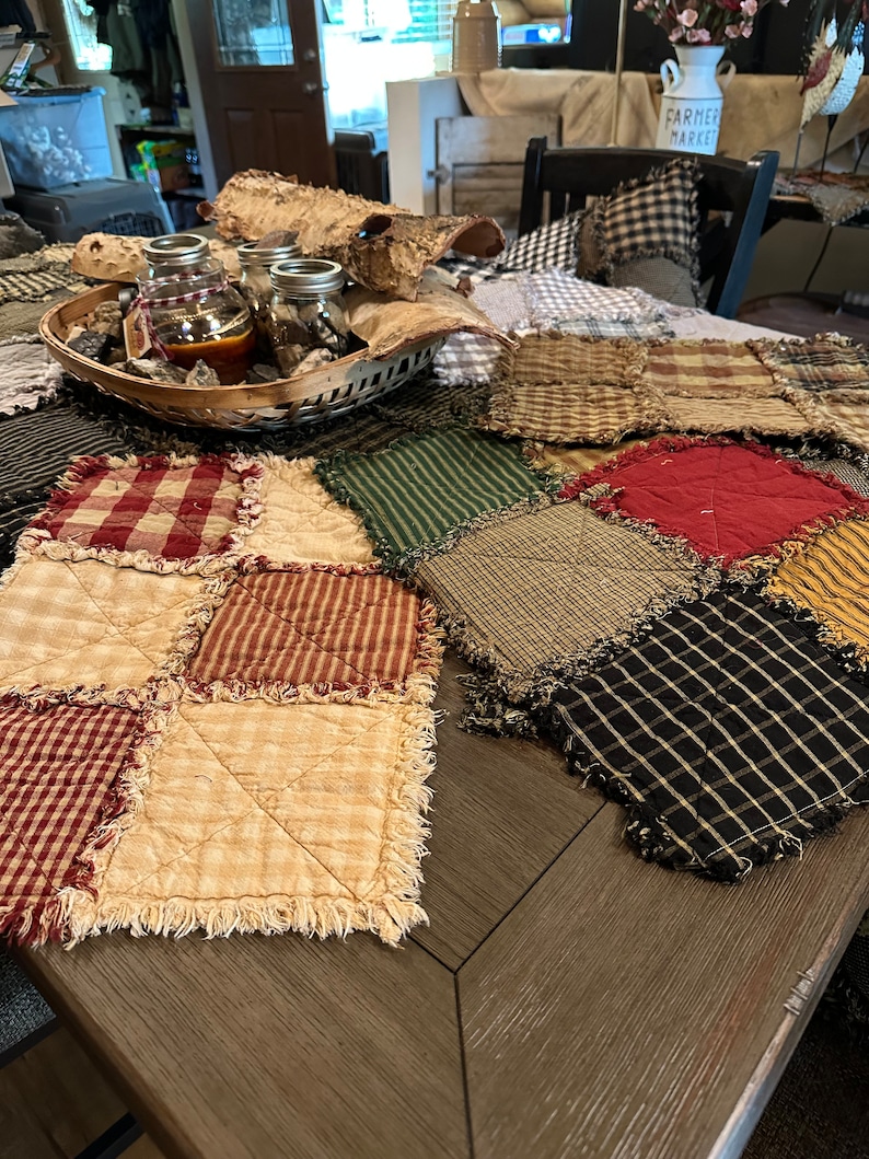 Rag Placemats - Etsy