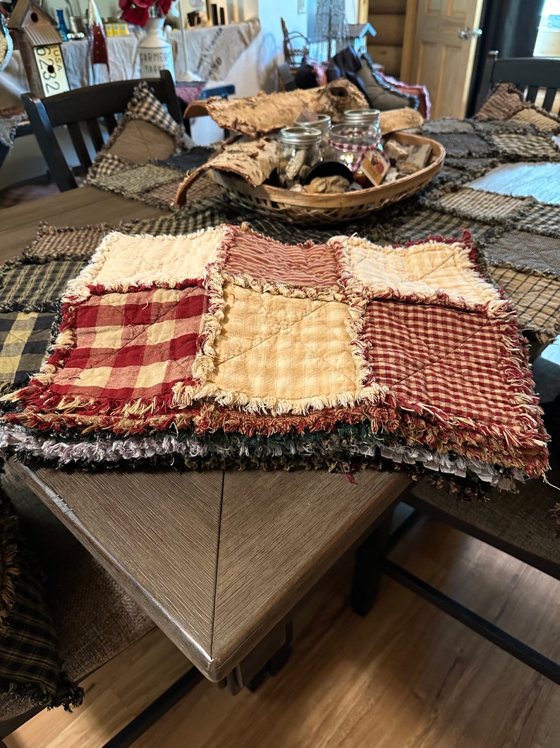 Rag Placemats - Etsy