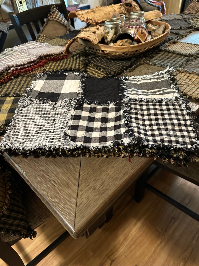 Rag Placemats - Etsy