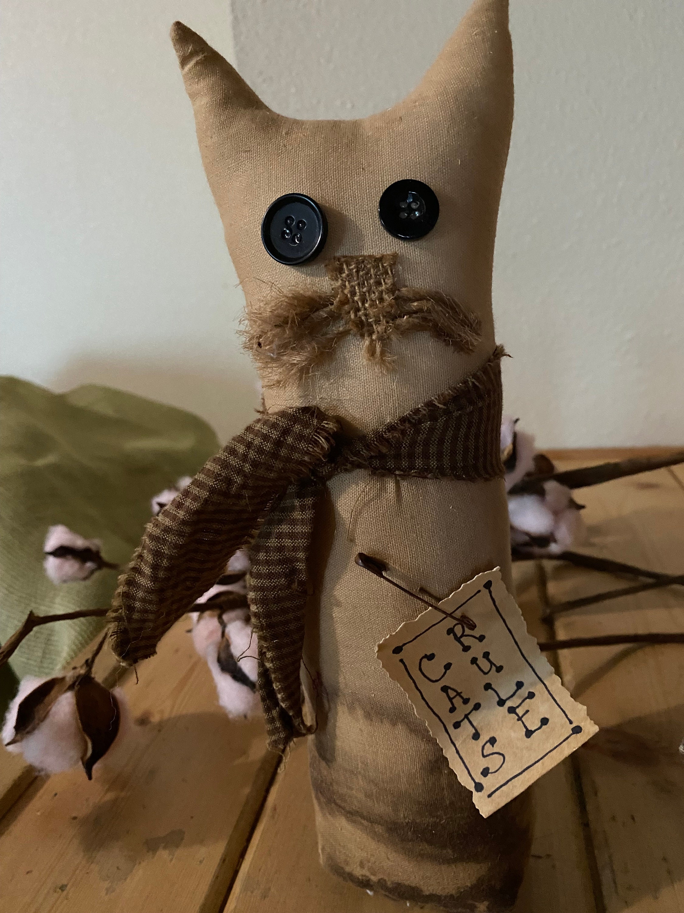 Primitive Handmade Cats - Etsy