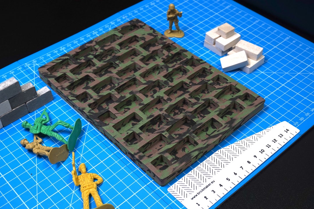 Mold for Bricks Army Military DIY Concrete and Gypsum Block Brick ...