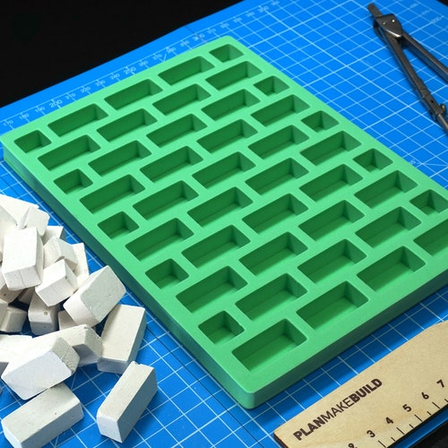 CONCRETE BRICKS Textured Silicone Mold for Resins - Etsy