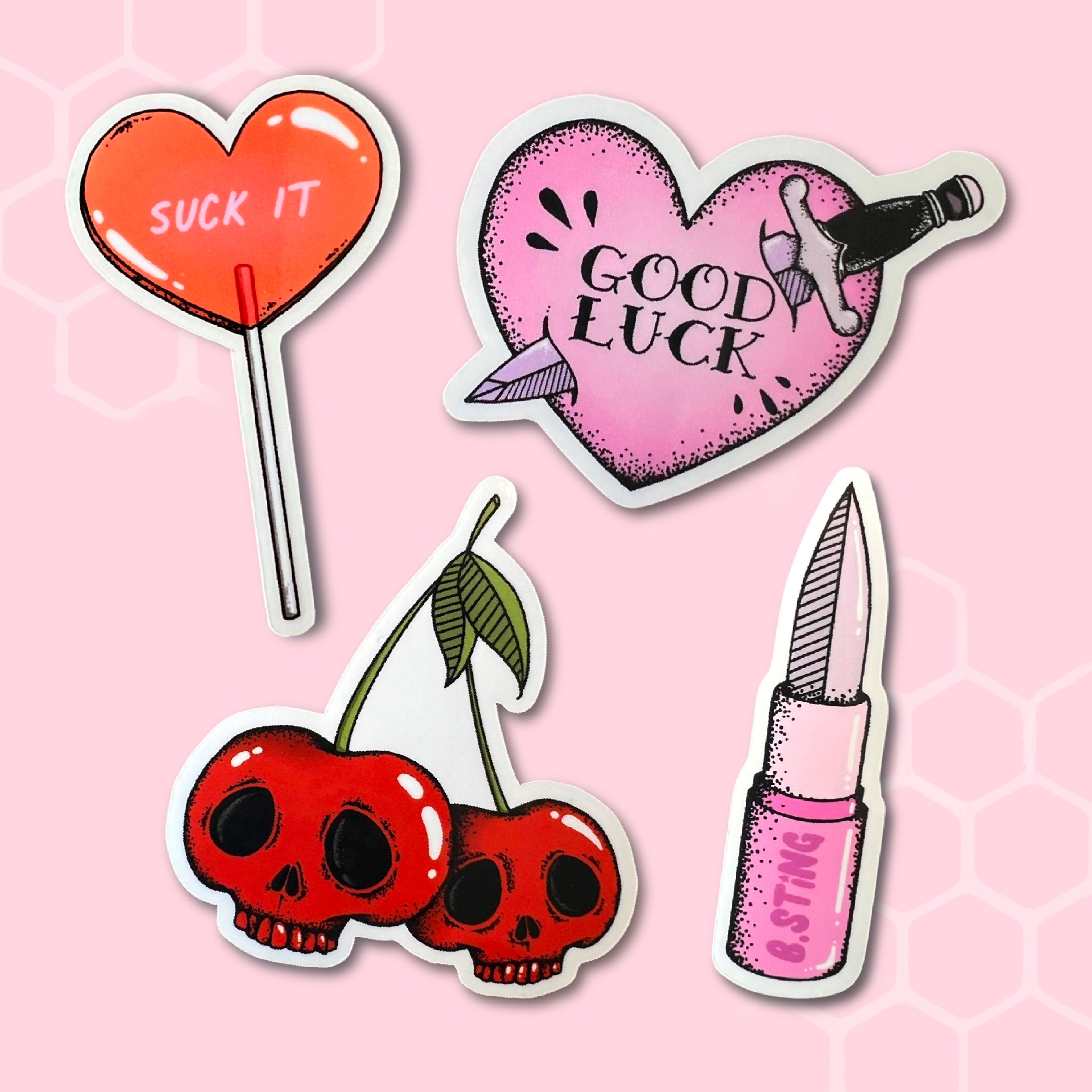 CHERRY BOMB Sticker Pack - Etsy