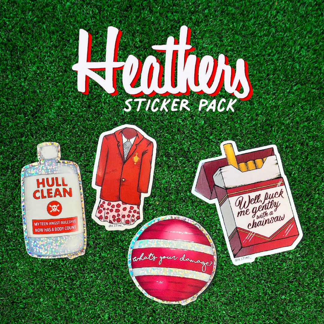 HEATHERS Sticker Pack - Etsy