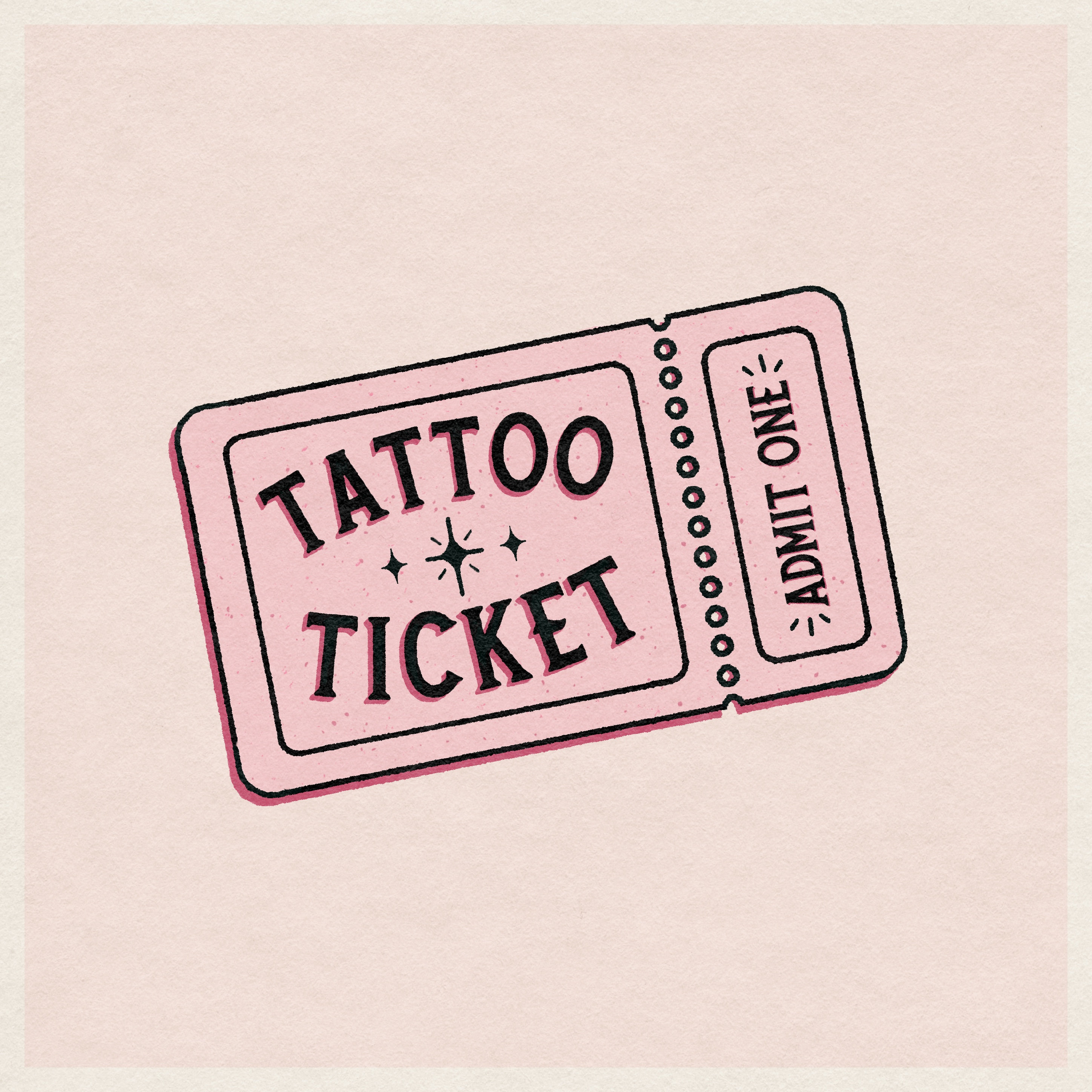 Tattoo Ticket - Etsy