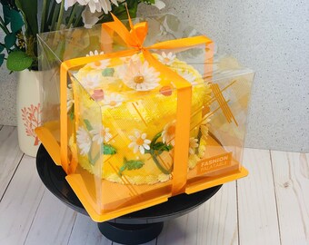 See Through Cake Box - Etsy