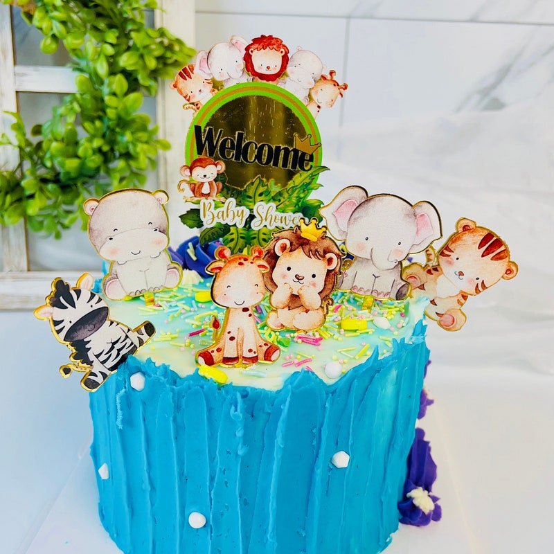 Zoo Cupcake Topper - Etsy