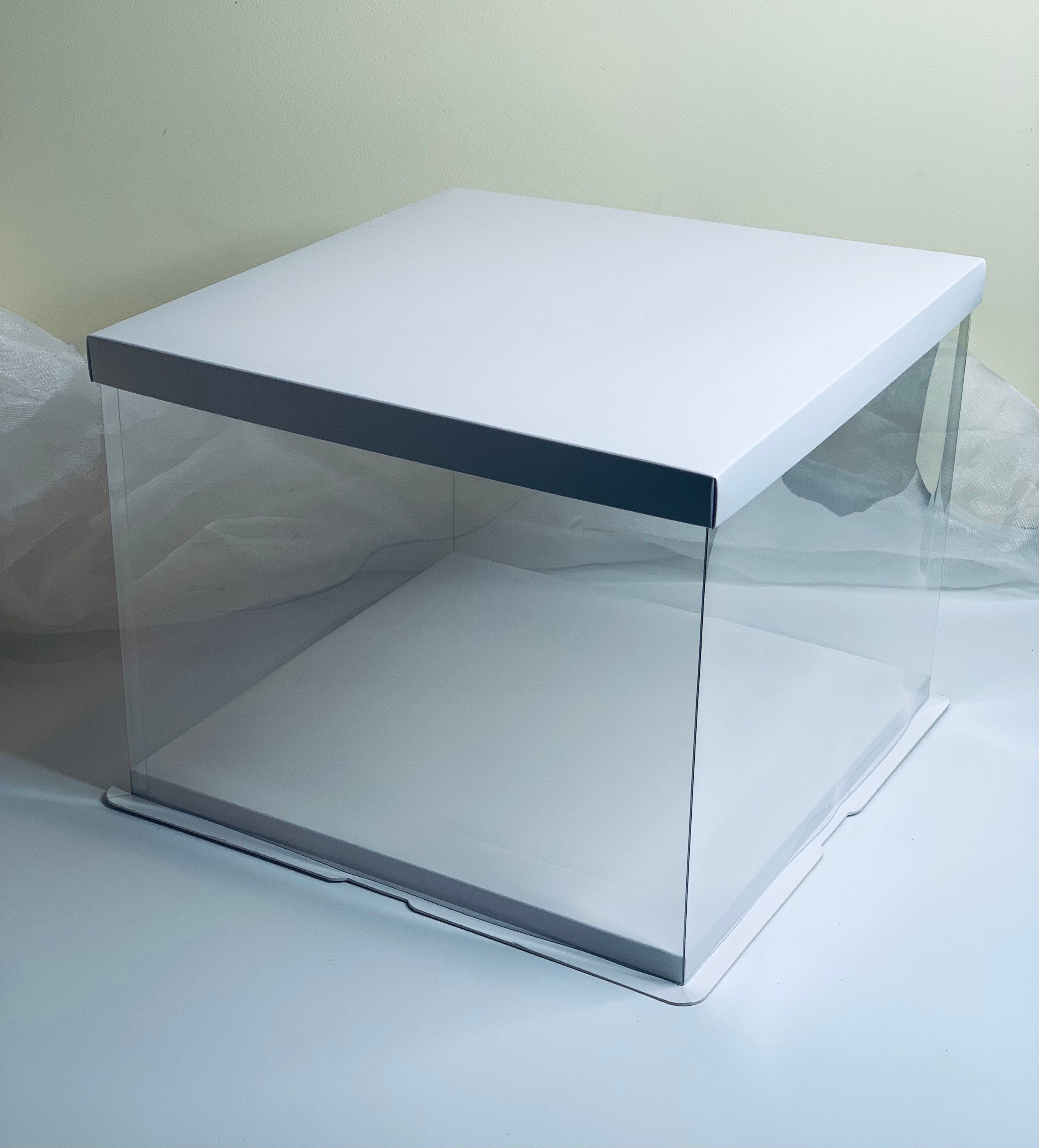 10 Sets Large Clear Cake Boxes 13l X 13w X | Etsy