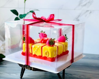 See Through Cake Box - Etsy