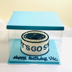 10 Sets Large Clear Cake Boxes 13l X 13w X 10h Big See Through Square ...