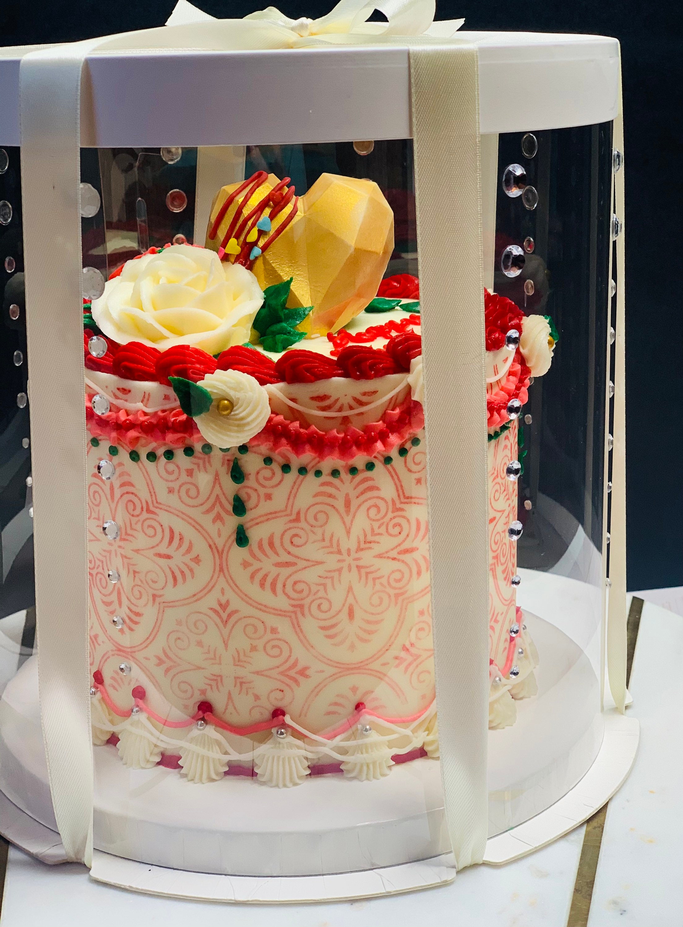 Cake Decorating Mesh Stencilreusable Fabric Stencil Cake - Etsy