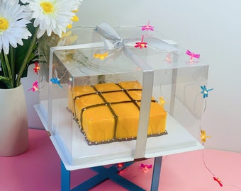 See Through Cake Box - Etsy