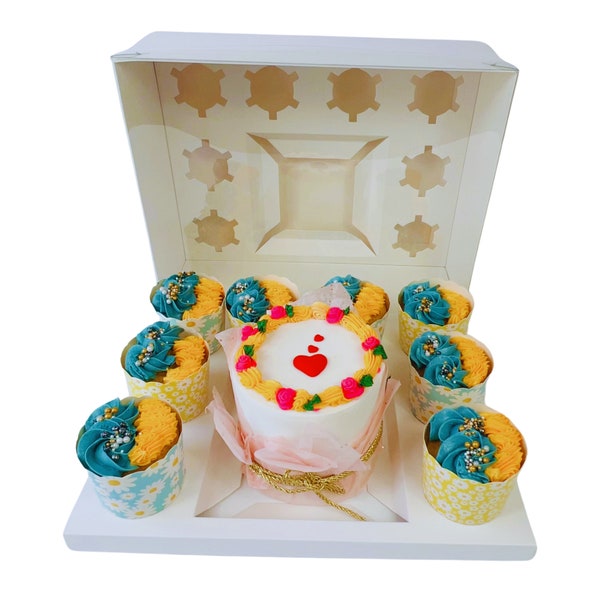 Bento Cake and Cupcake Box - Etsy