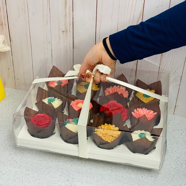 Clear Cupcake Boxes - Etsy