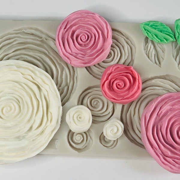Silicon Roses Mold - Etsy