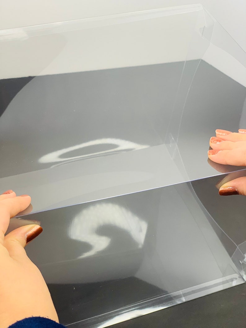 Tall Clear Square Cake Box - 10"l X 10"w X 12"h - Extra Tall Clear Cake ...
