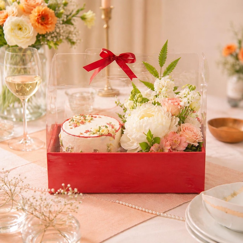 Clear Cake Flower Boxes - Etsy
