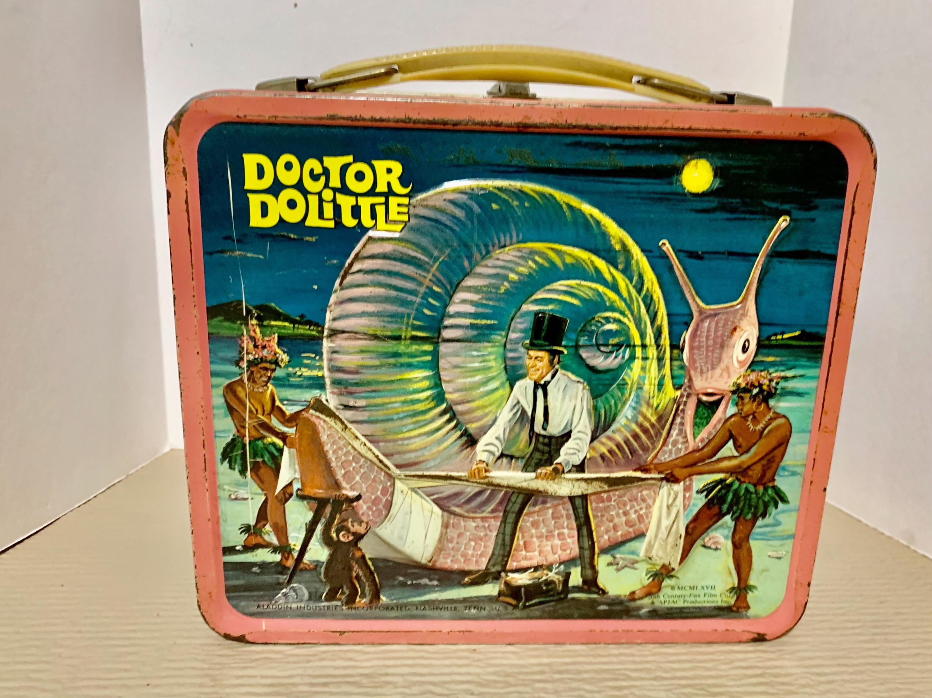 1967 Doctor Dolittle Metal Vintage Lunchbox, Bright and Colorful - Etsy