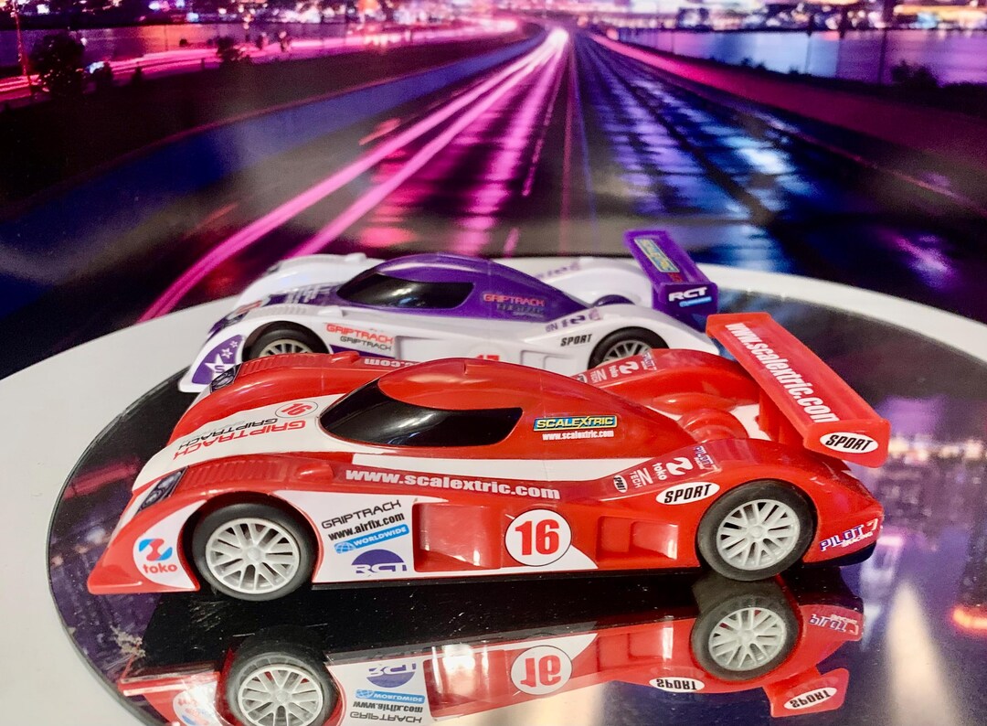 1:32 Scale Scalextric/hornby Slot Cars. Two Lemans-imsa Style Sports ...