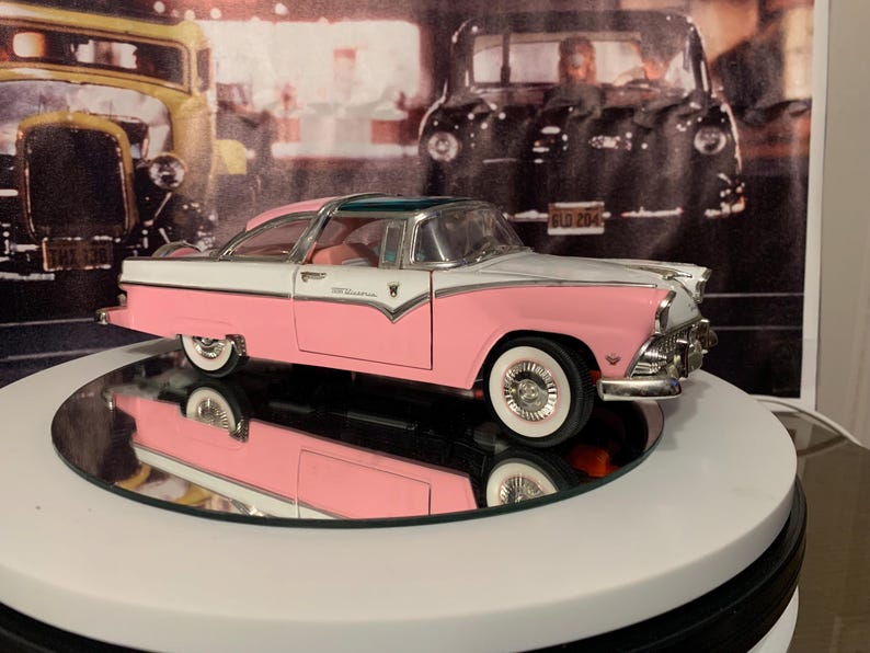 1:18 Scale Model of One of the 1955 Ford Fairline Crown Victoria 2 Door ...