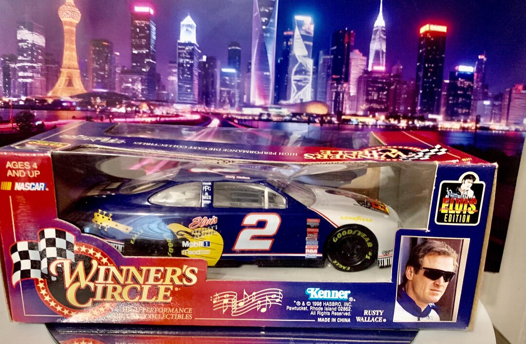 Rusty Wallace NASCAR Diecast Car: Elvis Edition, Original Box - Etsy